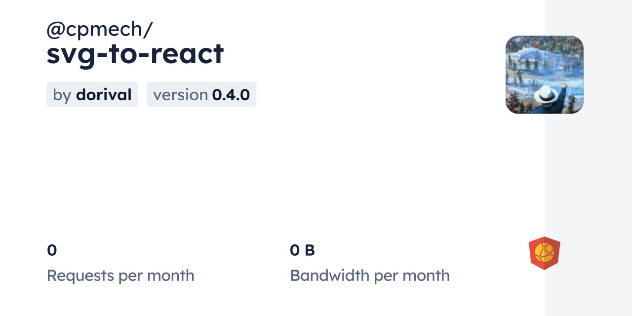 @cpmech/svg-to-react CDN by jsDelivr - A CDN for npm and GitHub