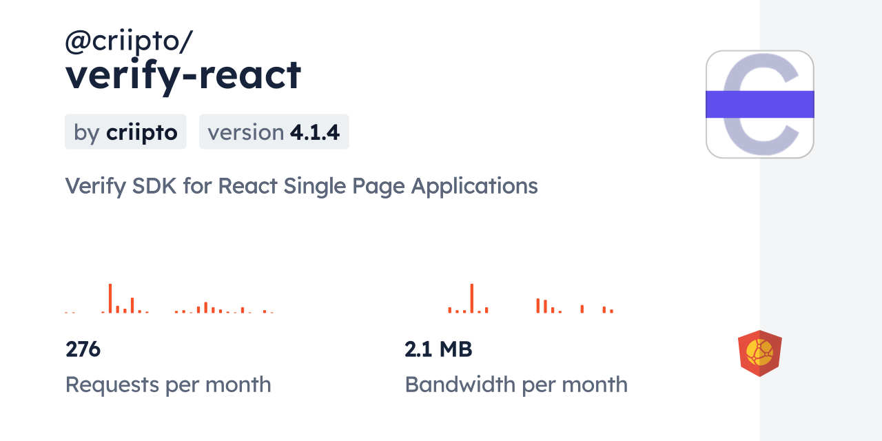 @criipto/verify-react CDN by jsDelivr - A CDN for npm and GitHub