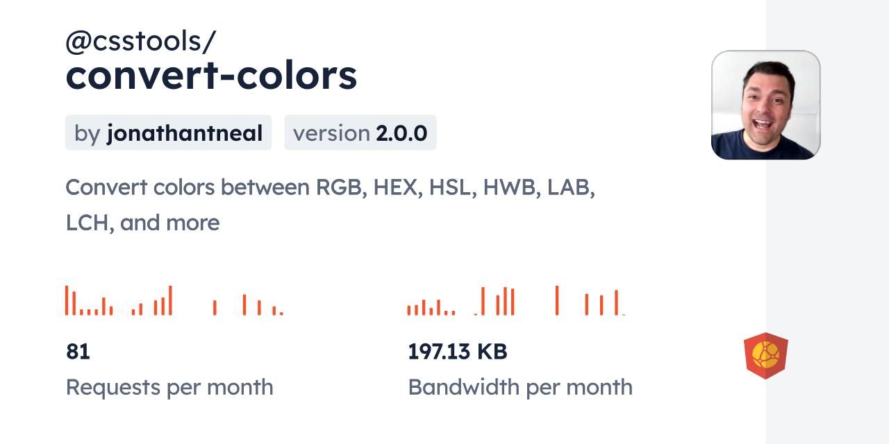 @csstools/convert-colors CDN by jsDelivr - A CDN for npm and GitHub