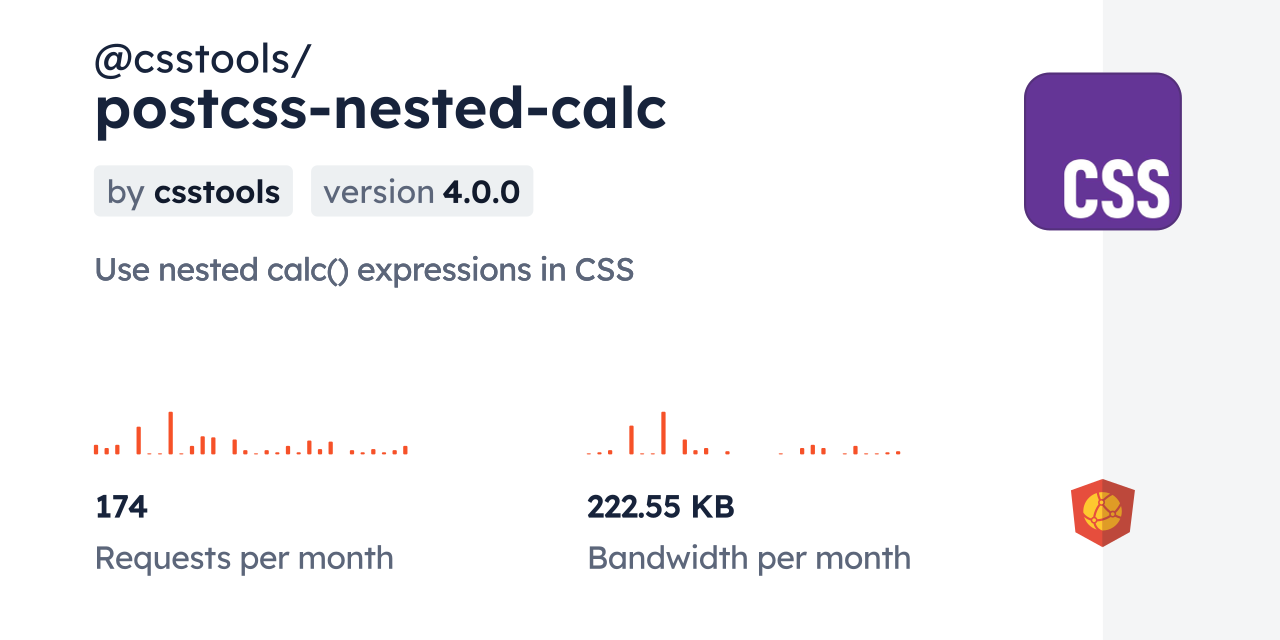 @csstools/postcss-nested-calc CDN by jsDelivr - A CDN for npm and GitHub