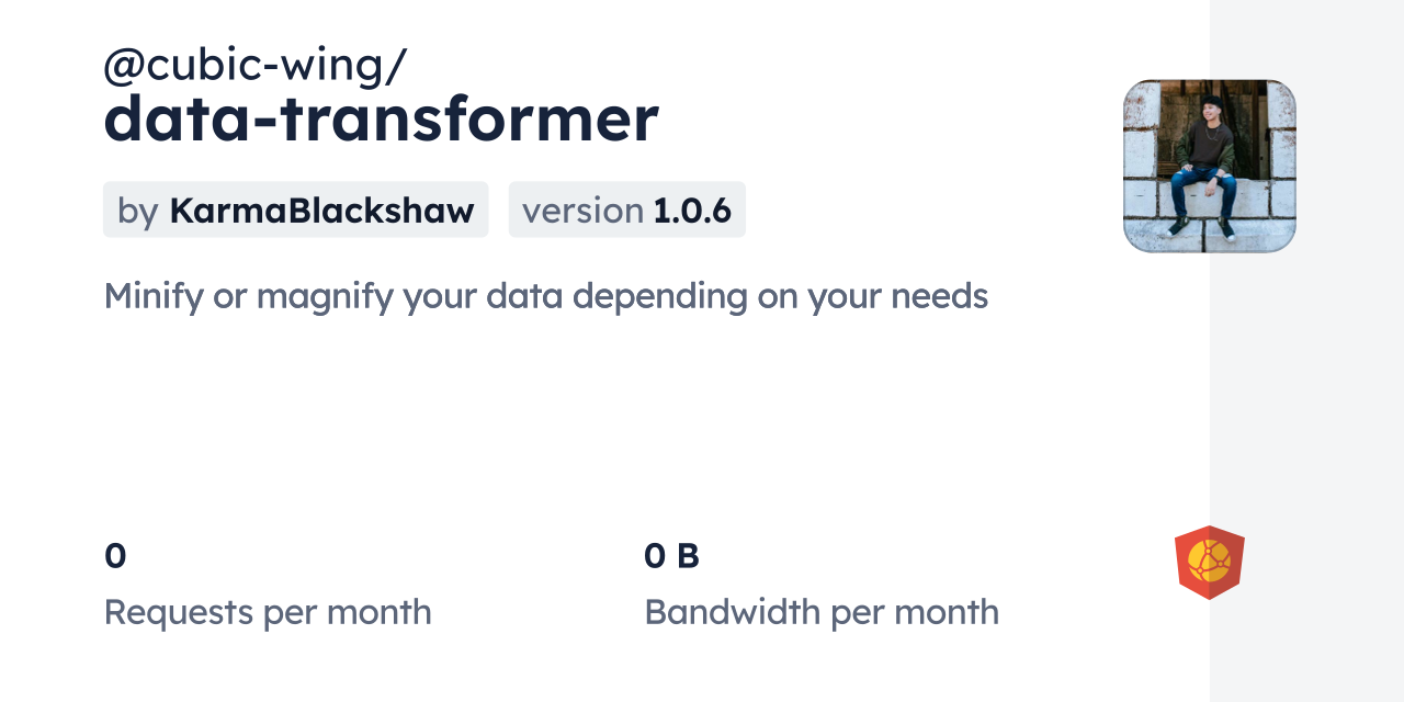 @cubic-wing/data-transformer CDN by jsDelivr - A CDN for npm and GitHub