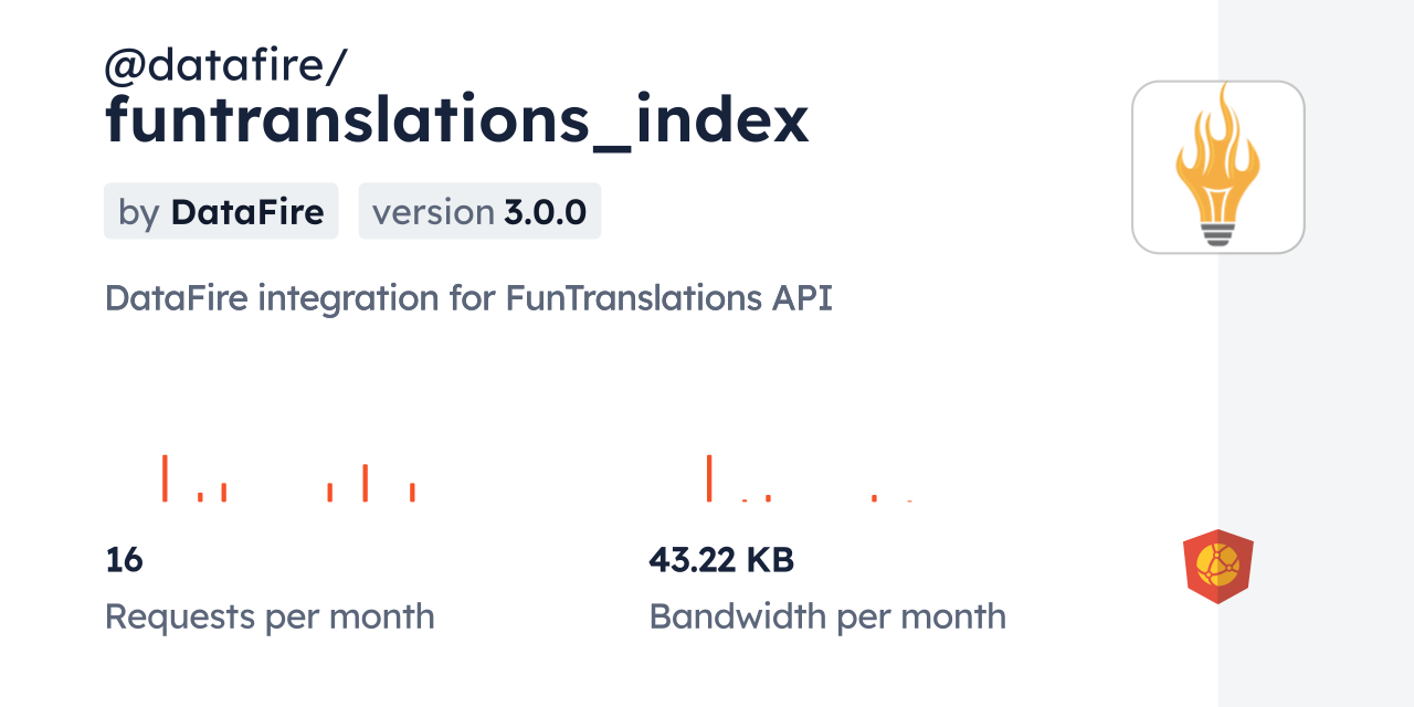 @datafire/funtranslations_index CDN by jsDelivr - A CDN for npm and GitHub
