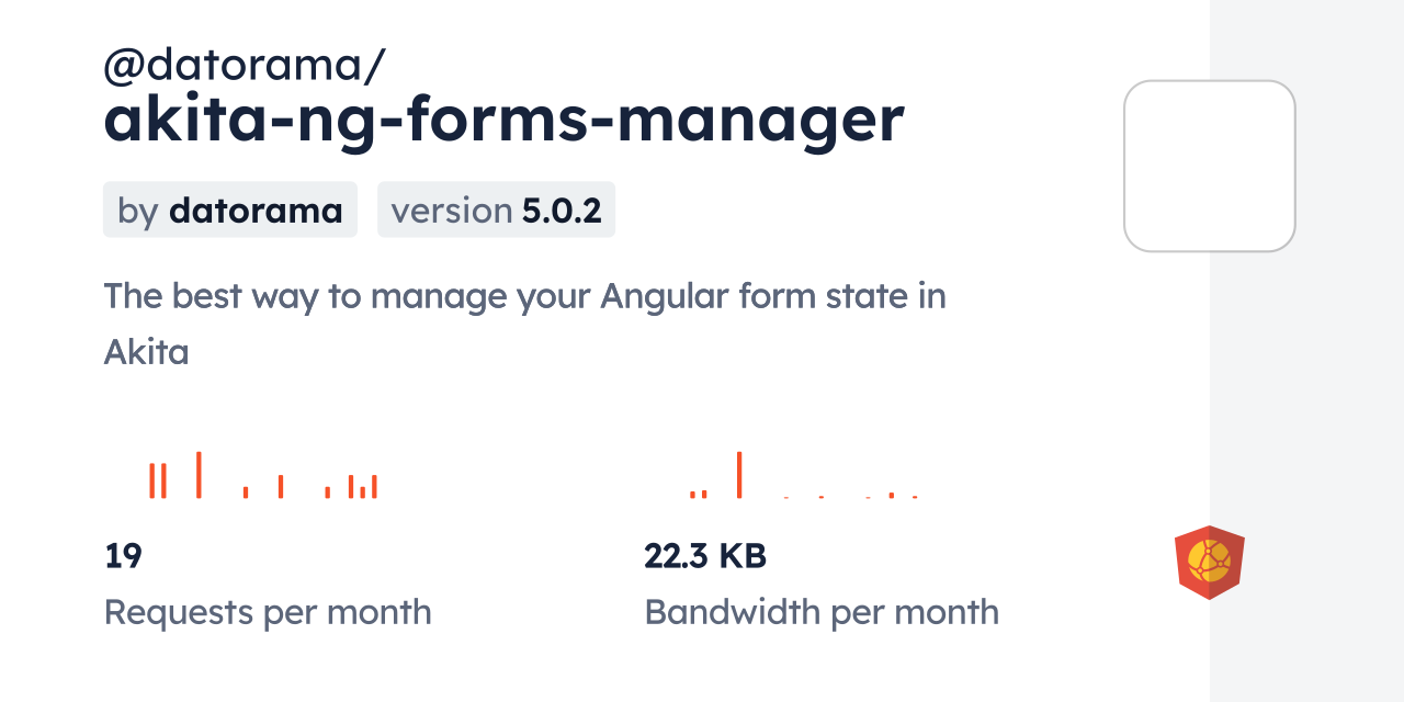 @datorama/akita-ng-forms-manager CDN by jsDelivr - A CDN for npm and GitHub