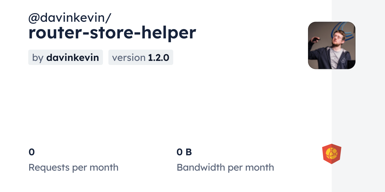 @davinkevin/router-store-helper CDN by jsDelivr - A CDN for npm and GitHub