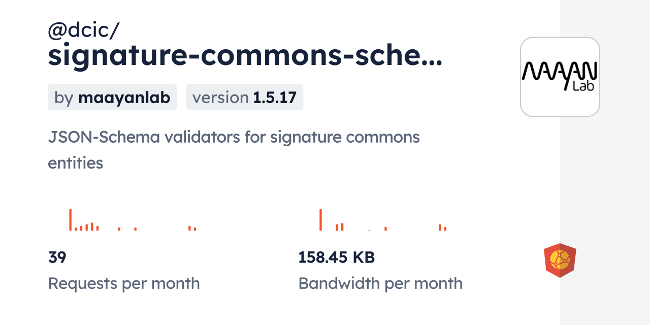 @dcic/signature-commons-schema CDN by jsDelivr - A CDN for npm and GitHub