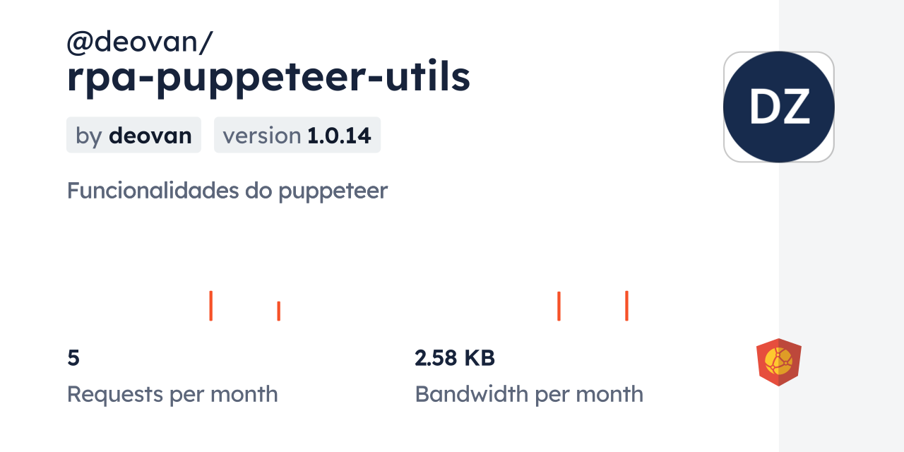 @deovan/rpa-puppeteer-utils CDN by jsDelivr - A CDN for npm and GitHub