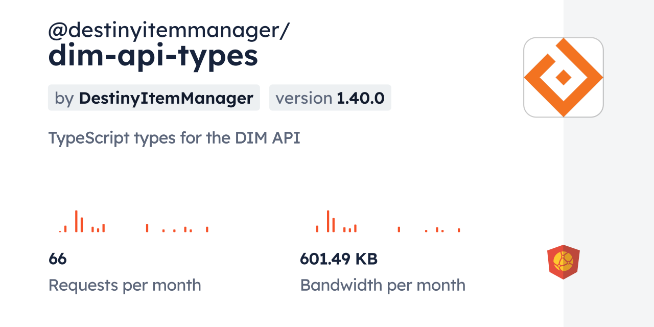 @destinyitemmanager/dim-api-types CDN by jsDelivr - A CDN for npm and GitHub