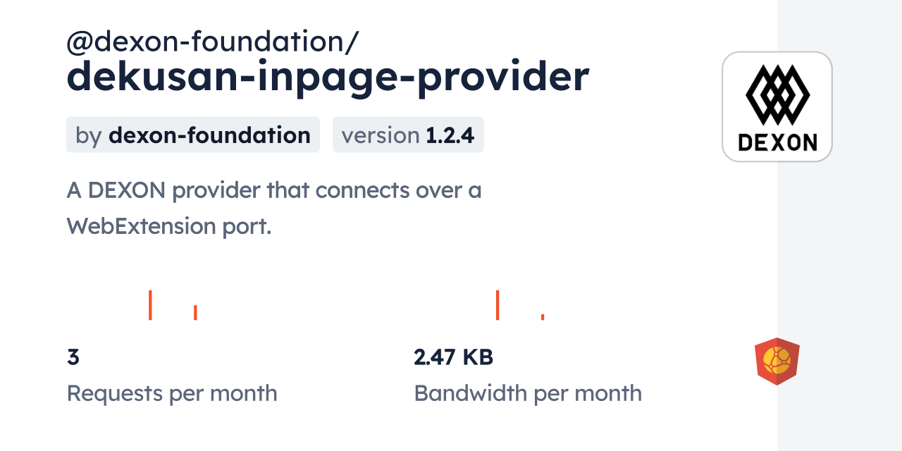 @dexon-foundation/dekusan-inpage-provider CDN by jsDelivr - A CDN for npm and GitHub