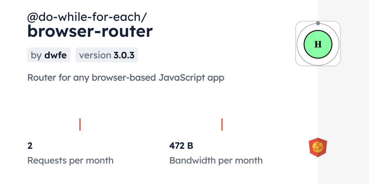 @do-while-for-each/browser-router CDN by jsDelivr - A CDN for npm and GitHub