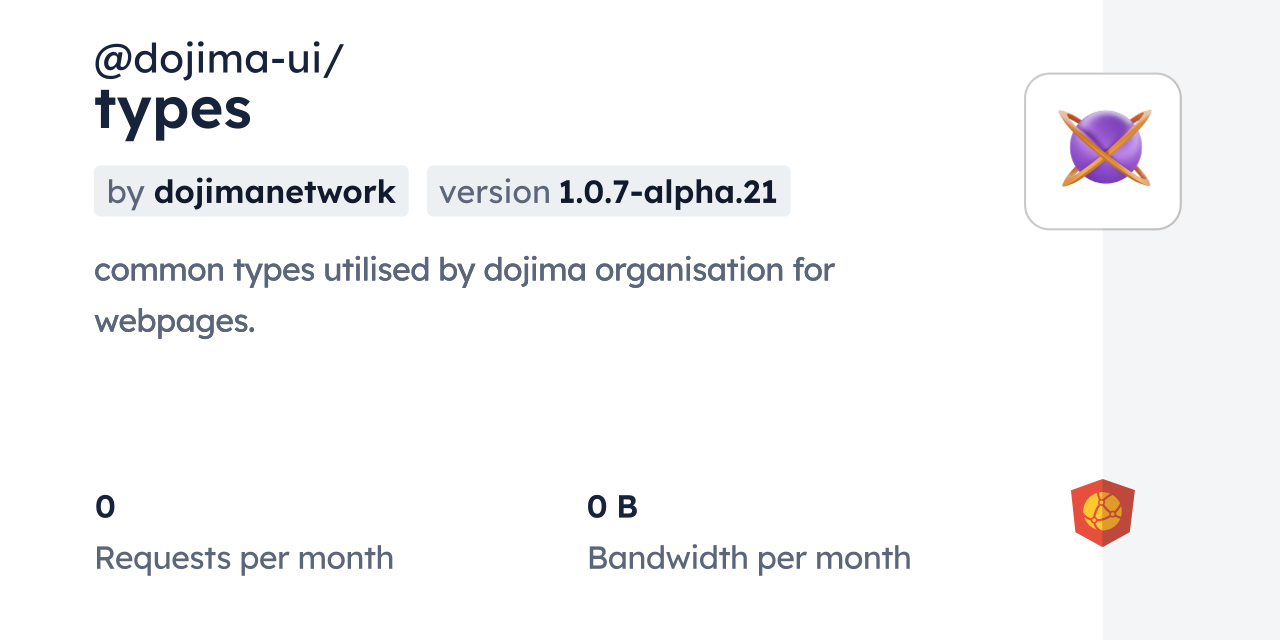 @dojima-ui/types CDN by jsDelivr - A CDN for npm and GitHub