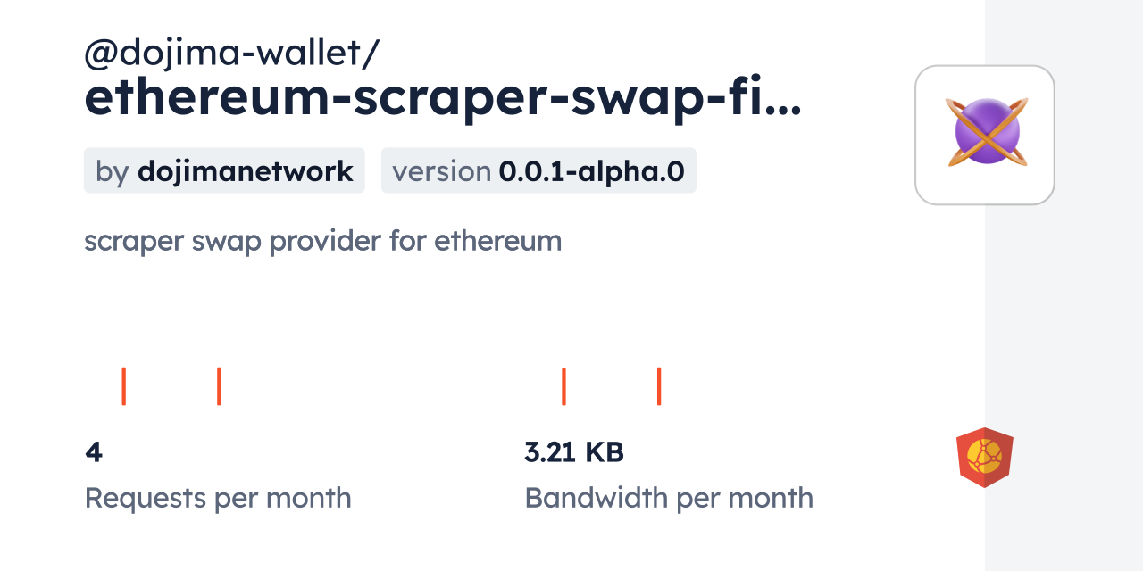 @dojima-wallet/ethereum-scraper-swap-find-provider CDN by jsDelivr - A CDN for npm and GitHub
