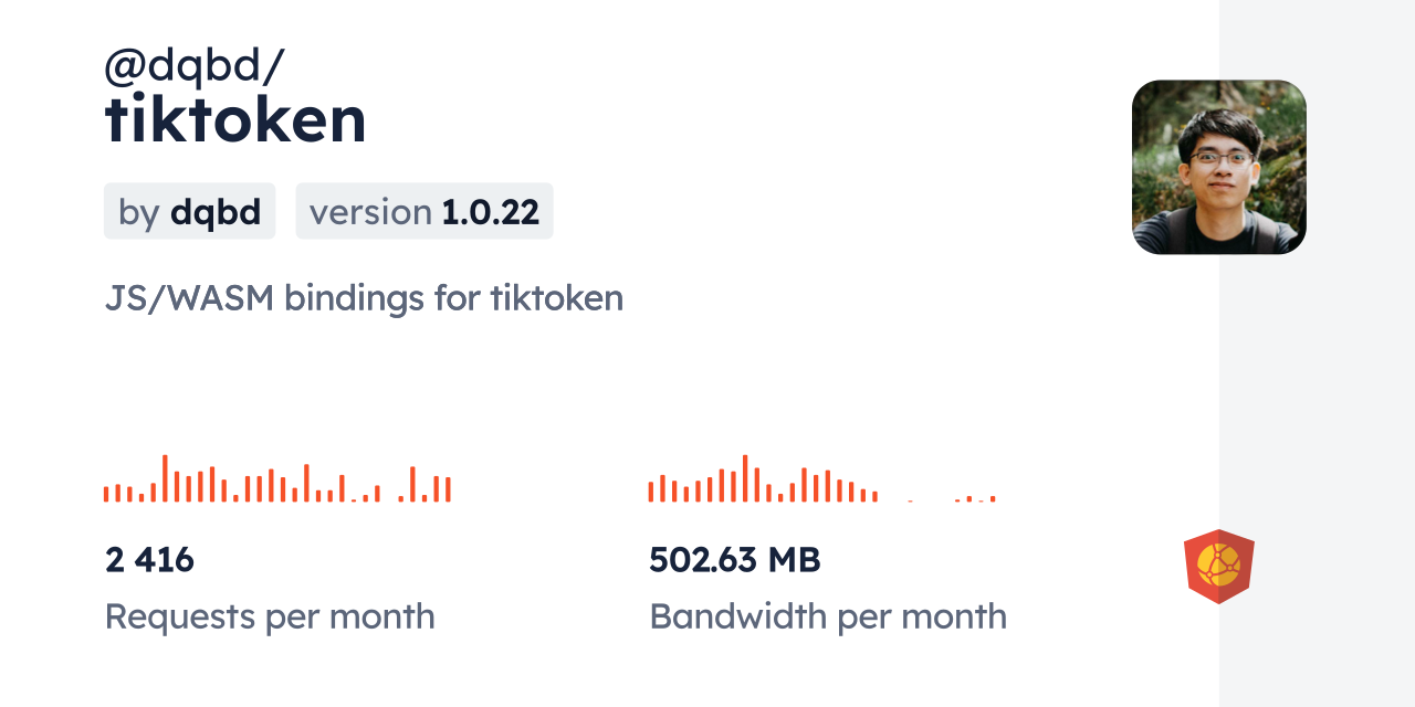 @dqbd/tiktoken CDN by jsDelivr - A CDN for npm and GitHub