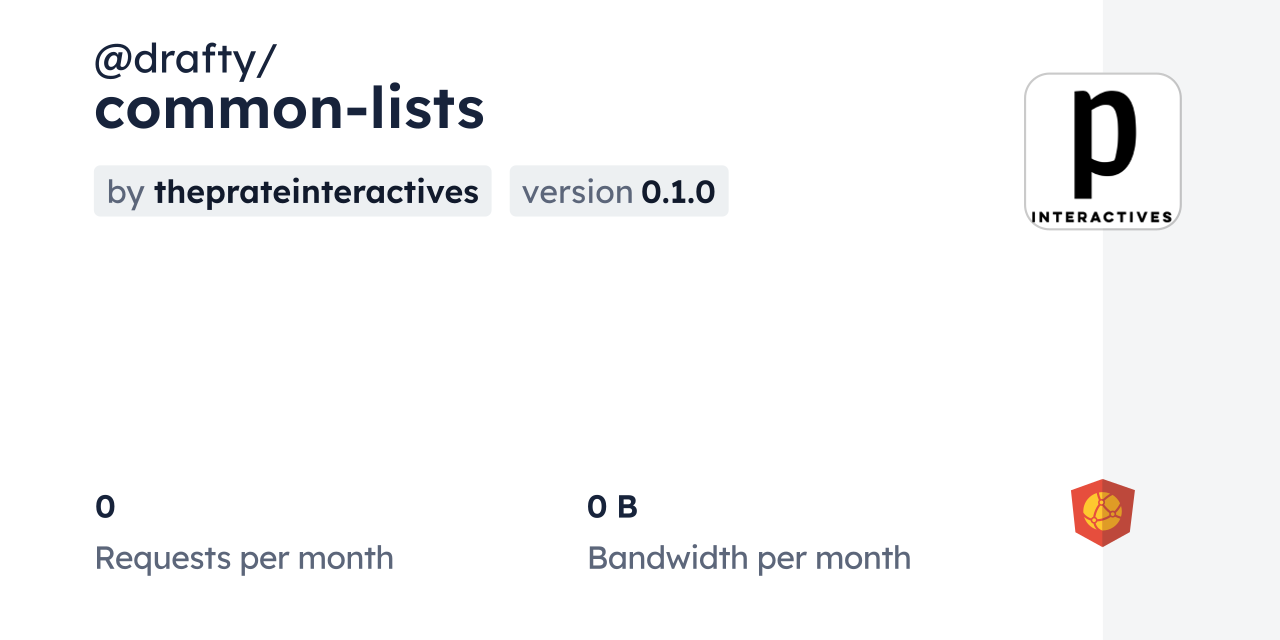 @drafty/common-lists CDN by jsDelivr - A CDN for npm and GitHub