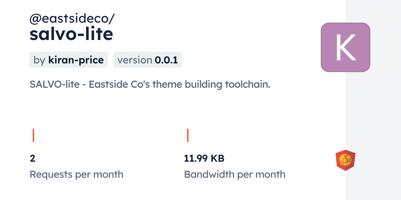 @eastsideco/salvo-lite CDN by jsDelivr - A CDN for npm and GitHub