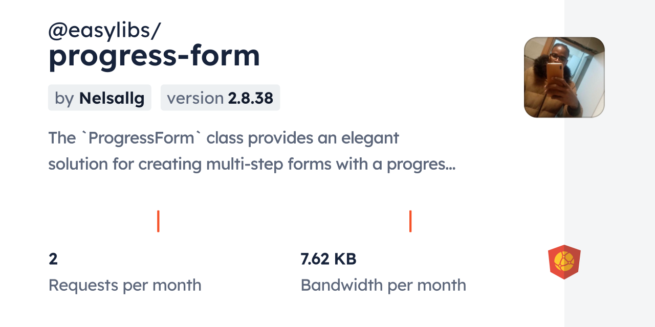 @easylibs/progress-form CDN by jsDelivr - A CDN for npm and GitHub