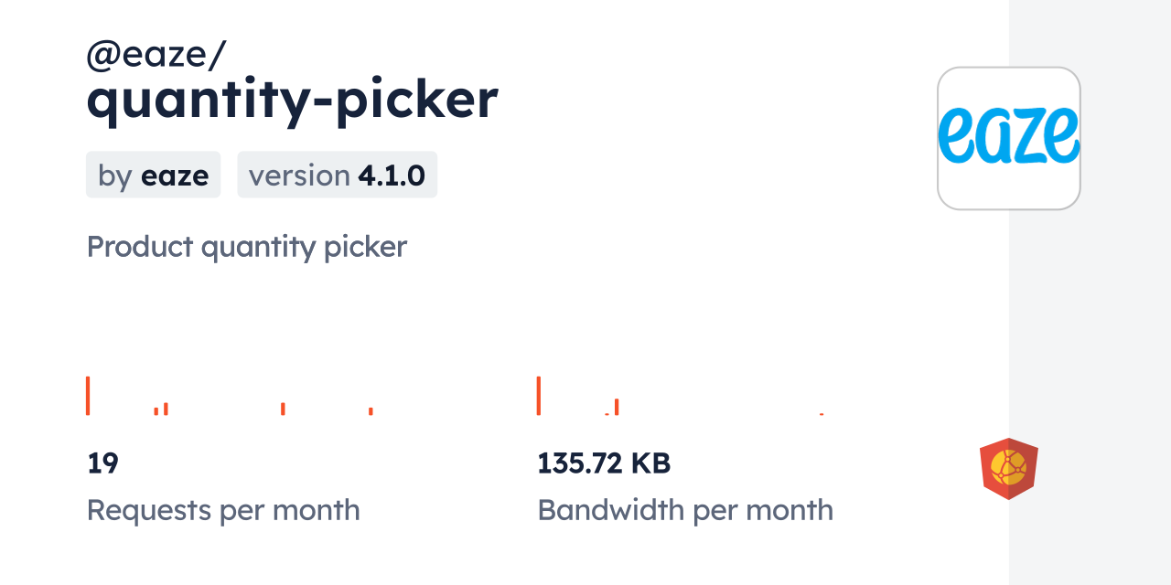 @eaze/quantity-picker CDN by jsDelivr - A CDN for npm and GitHub