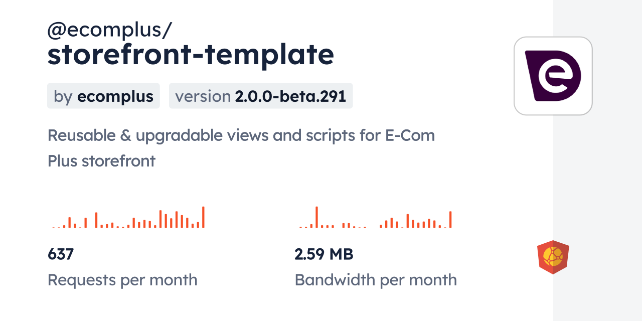 @ecomplus/storefront-template CDN by jsDelivr - A CDN for npm and GitHub