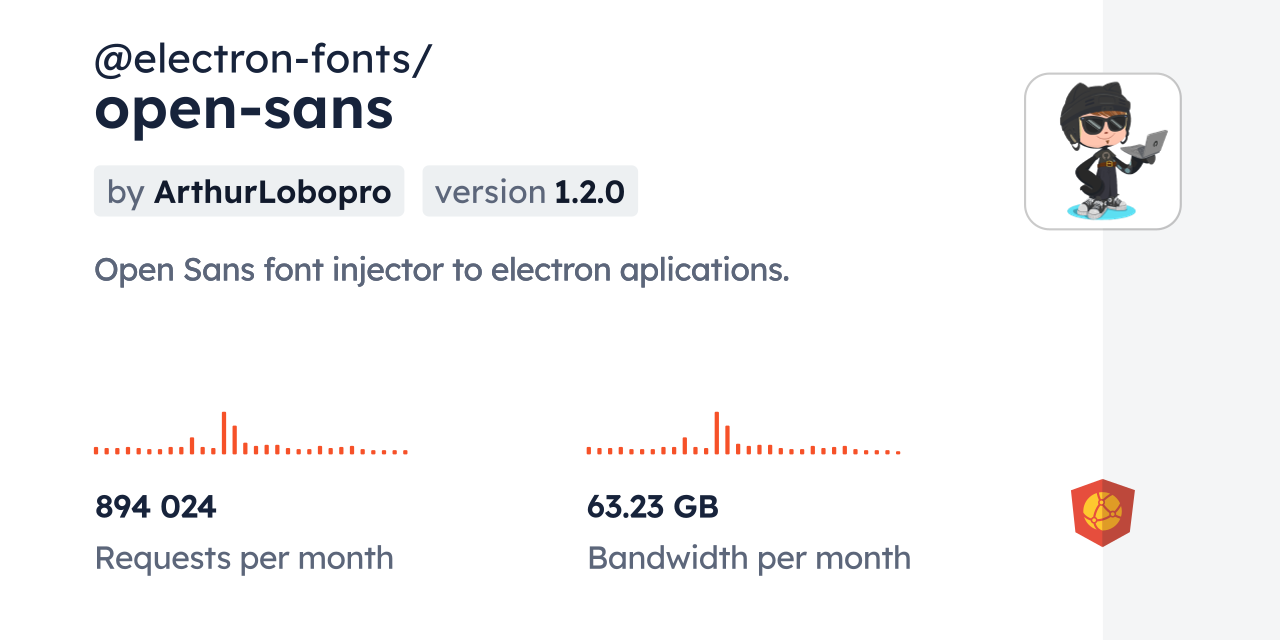 @electron-fonts/open-sans CDN by jsDelivr - A CDN for npm and GitHub