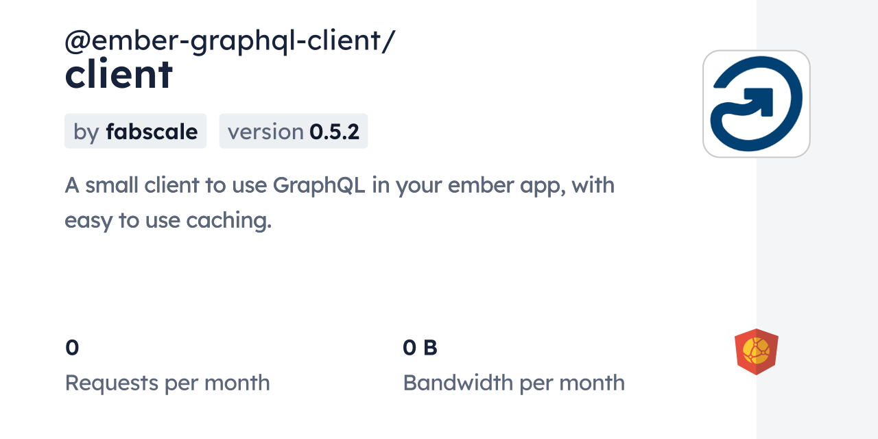 @ember-graphql-client/client CDN by jsDelivr - A CDN for npm and GitHub