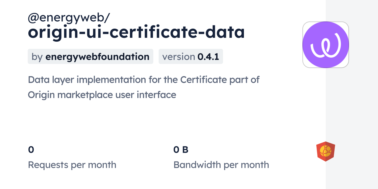 @energyweb/origin-ui-certificate-data CDN by jsDelivr - A CDN for npm and GitHub
