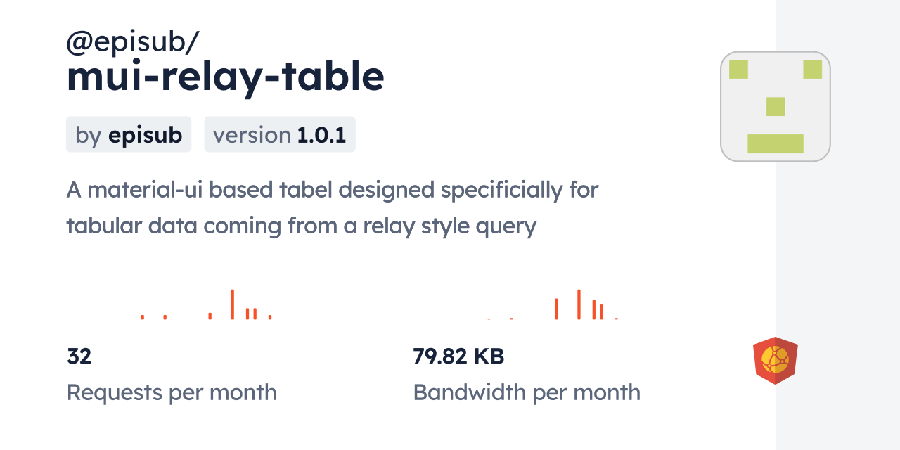 @episub/mui-relay-table CDN by jsDelivr - A CDN for npm and GitHub