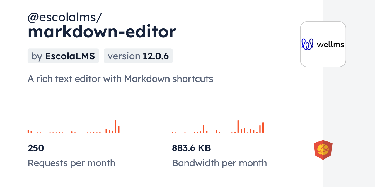 @escolalms/markdown-editor CDN by jsDelivr - A CDN for npm and GitHub