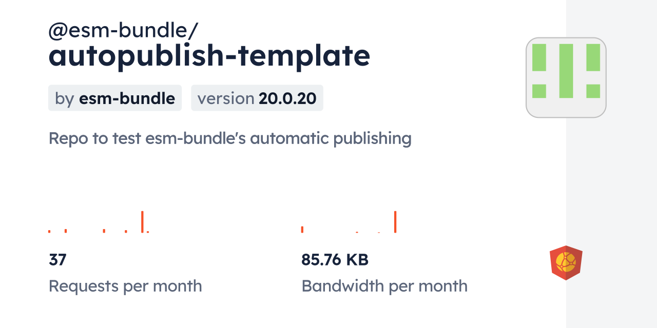 @esm-bundle/autopublish-template CDN by jsDelivr - A CDN for npm and GitHub