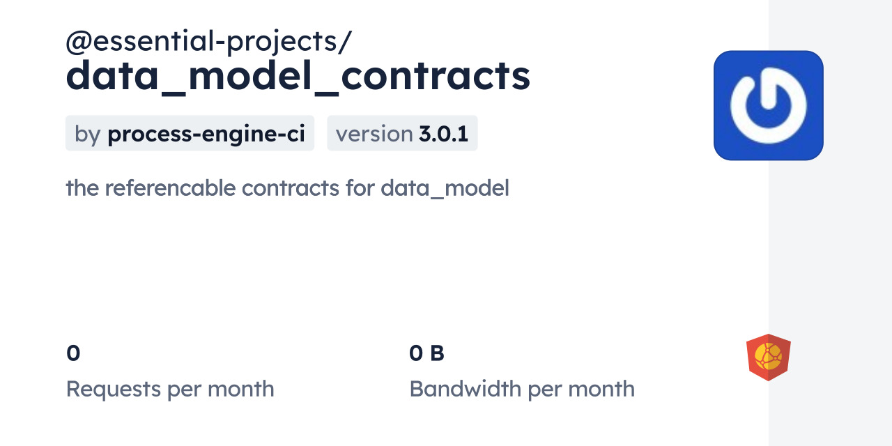 @essential-projects/data_model_contracts CDN by jsDelivr - A CDN for npm and GitHub