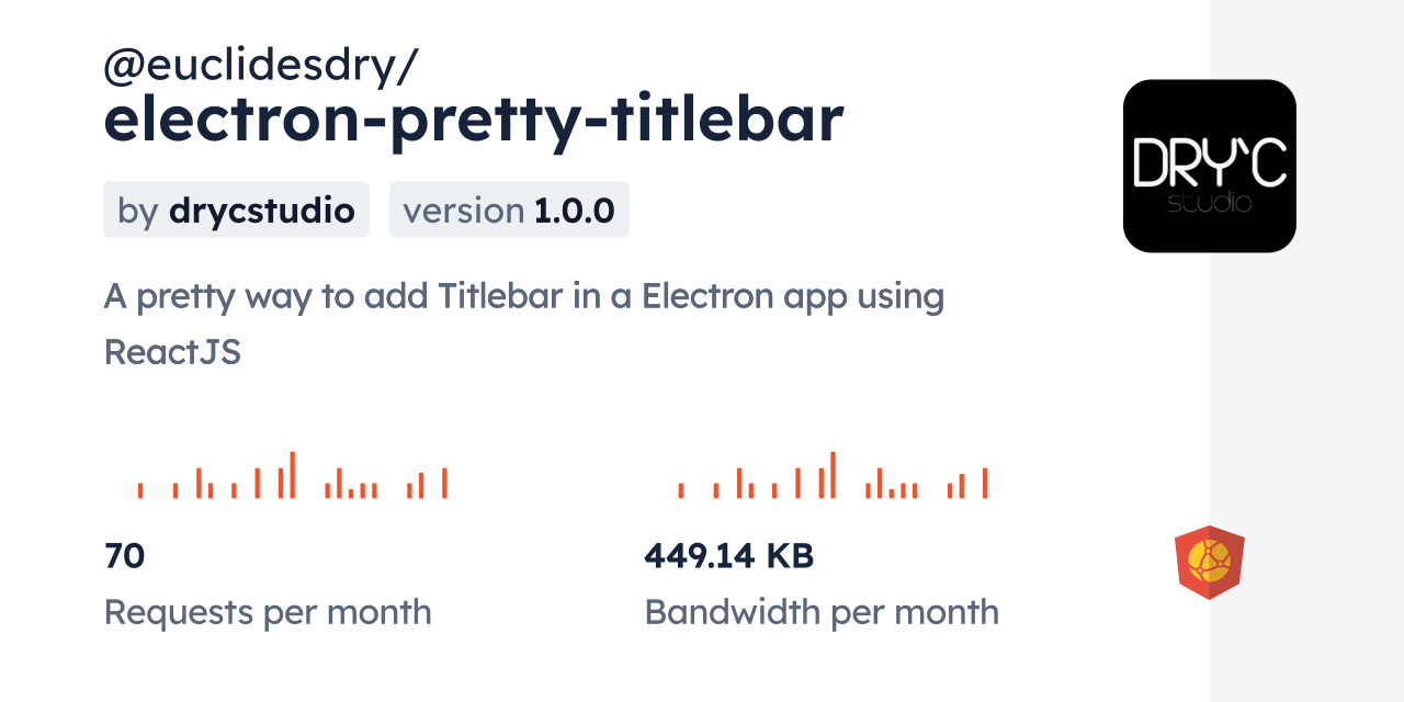 @euclidesdry/electron-pretty-titlebar CDN by jsDelivr - A CDN for npm and GitHub