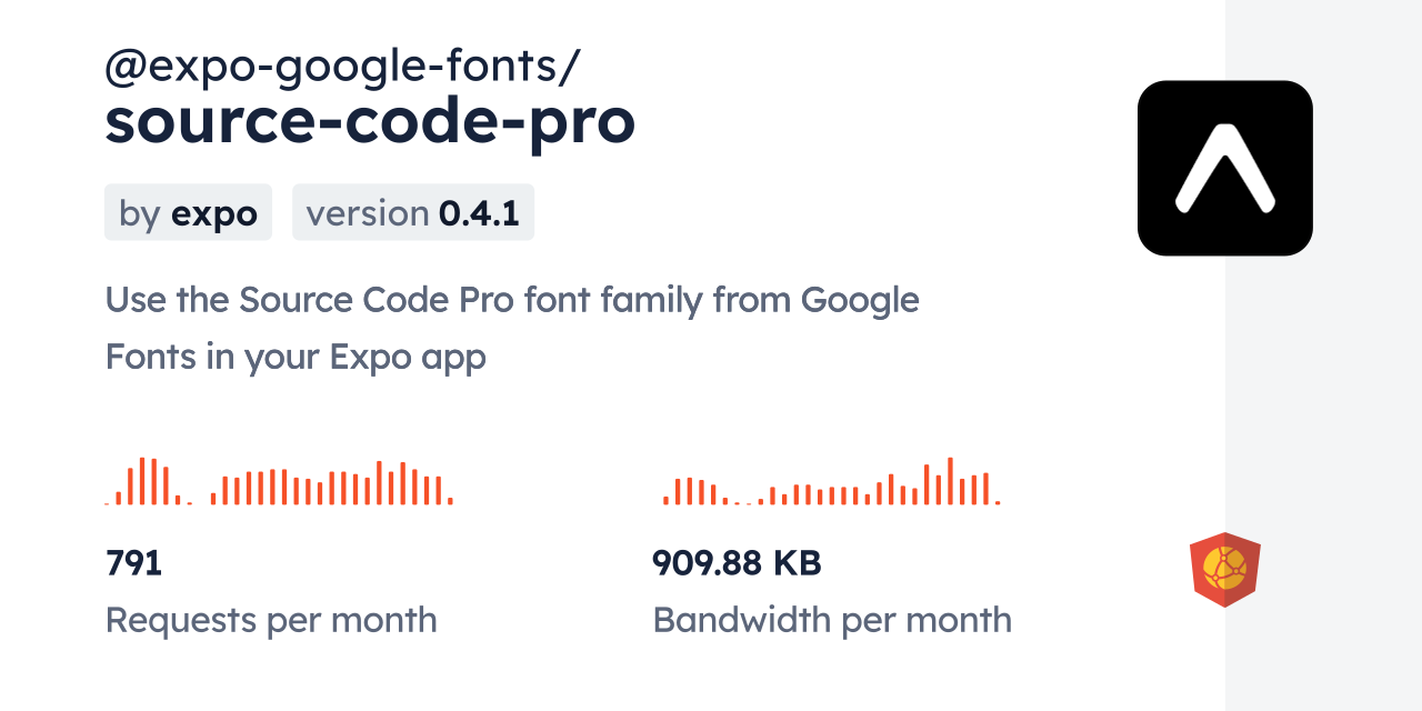 @expo-google-fonts/source-code-pro CDN by jsDelivr - A CDN for npm and ...