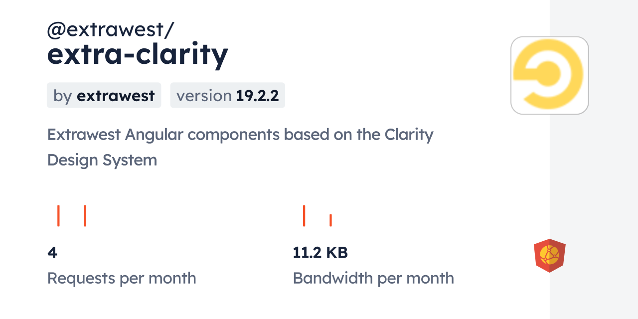 @extrawest/extra-clarity CDN by jsDelivr - A CDN for npm and GitHub