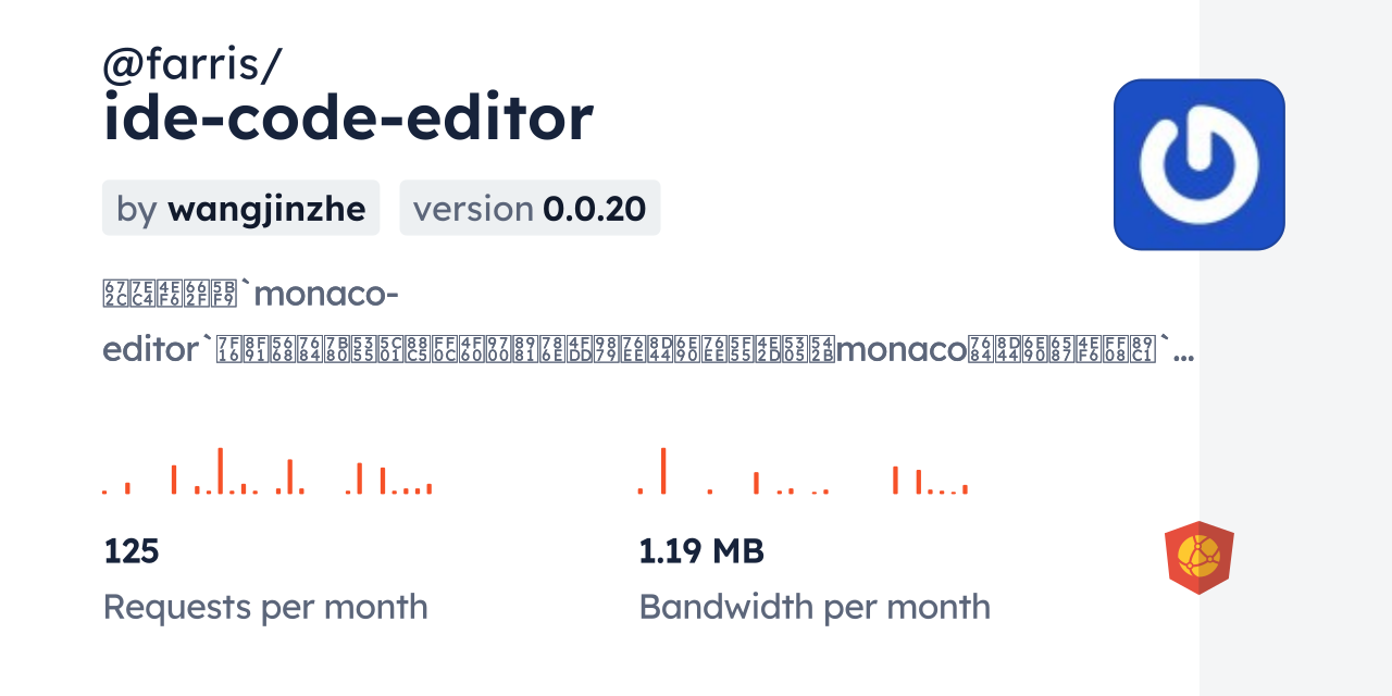 @farris/ide-code-editor CDN by jsDelivr - A CDN for npm and GitHub