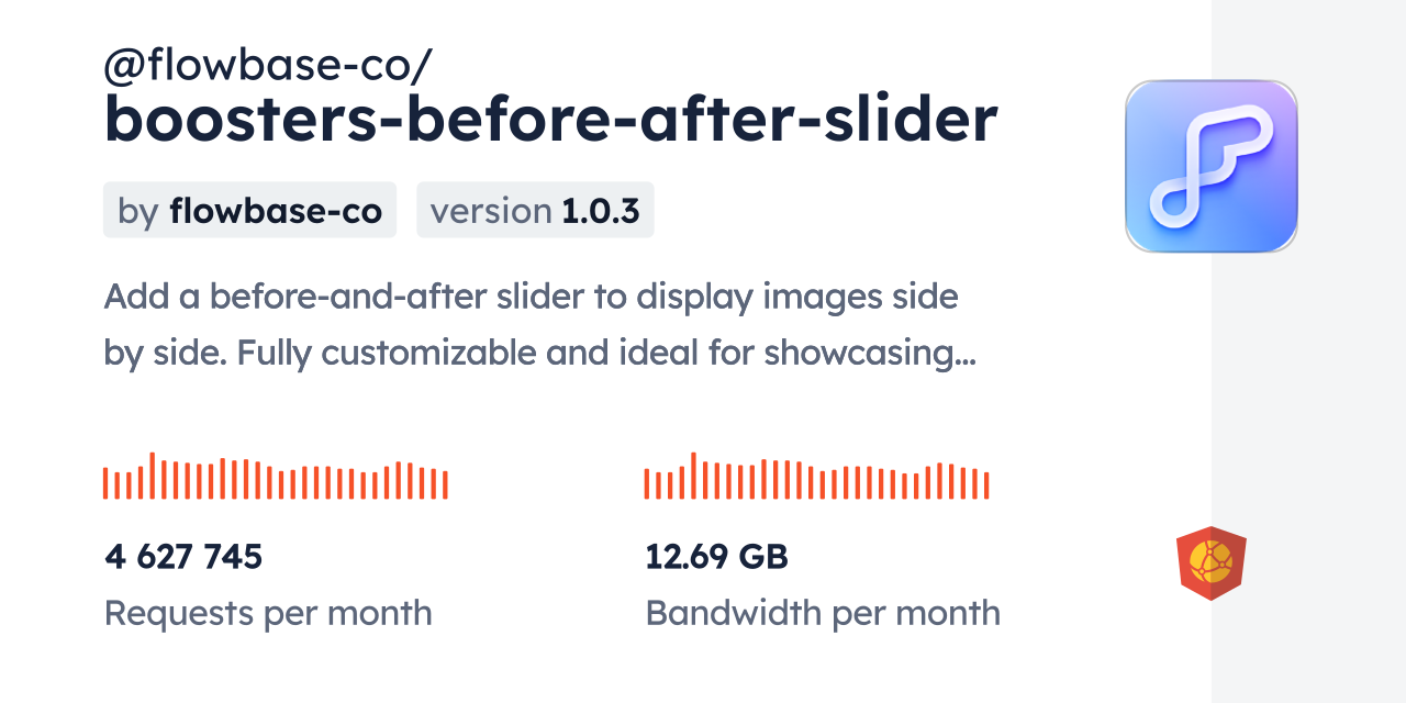 @flowbase-co/boosters-before-after-slider CDN by jsDelivr - A CDN for npm and GitHub