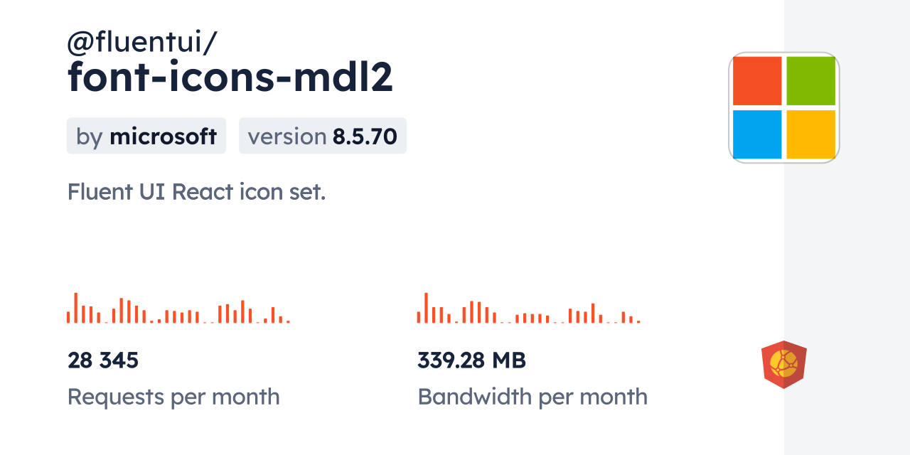 @fluentui/font-icons-mdl2 CDN by jsDelivr - A CDN for npm and GitHub