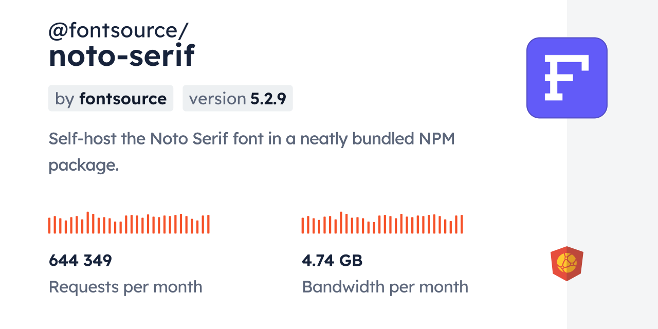 @fontsource/noto-serif CDN by jsDelivr - A CDN for npm and GitHub