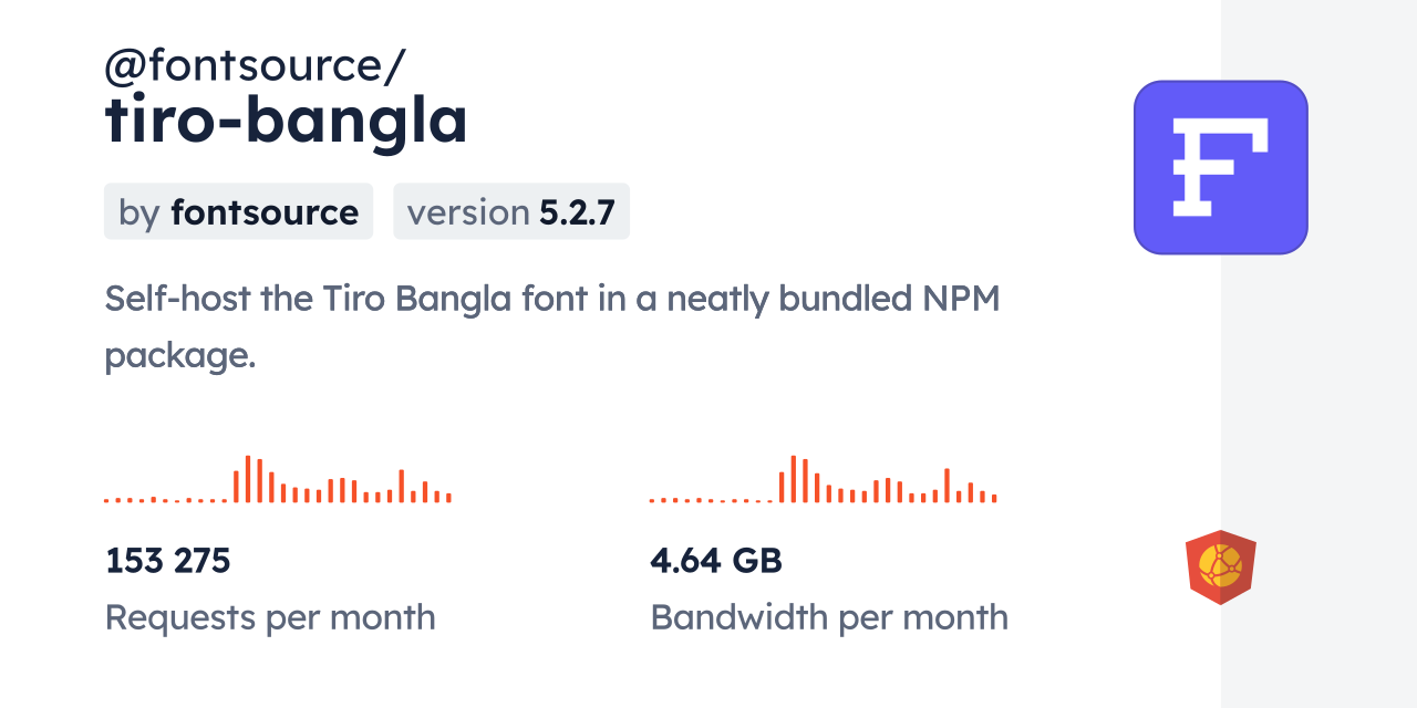 @fontsource/tiro-bangla CDN by jsDelivr - A CDN for npm and GitHub