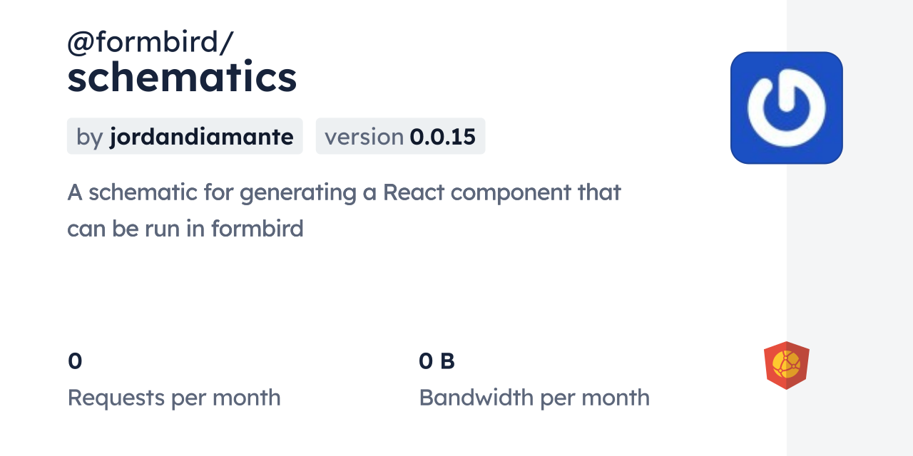 @formbird/schematics CDN by jsDelivr - A CDN for npm and GitHub