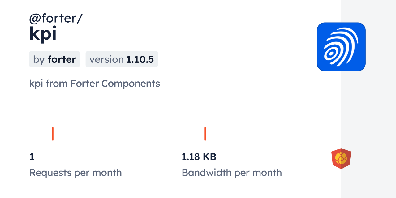 @forter/kpi CDN by jsDelivr - A CDN for npm and GitHub