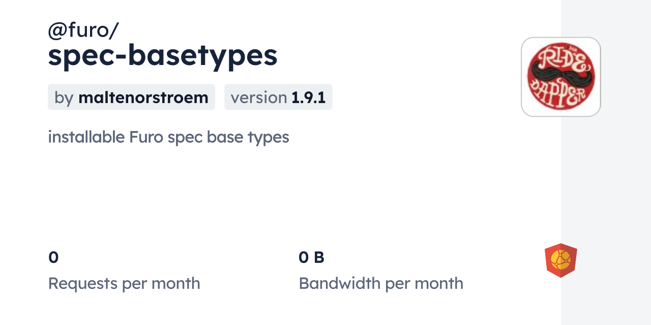 @furo/spec-basetypes CDN by jsDelivr - A CDN for npm and GitHub