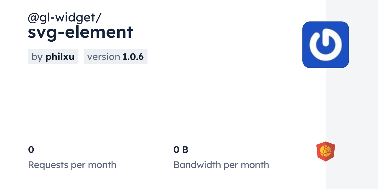 @gl-widget/svg-element CDN by jsDelivr - A CDN for npm and GitHub
