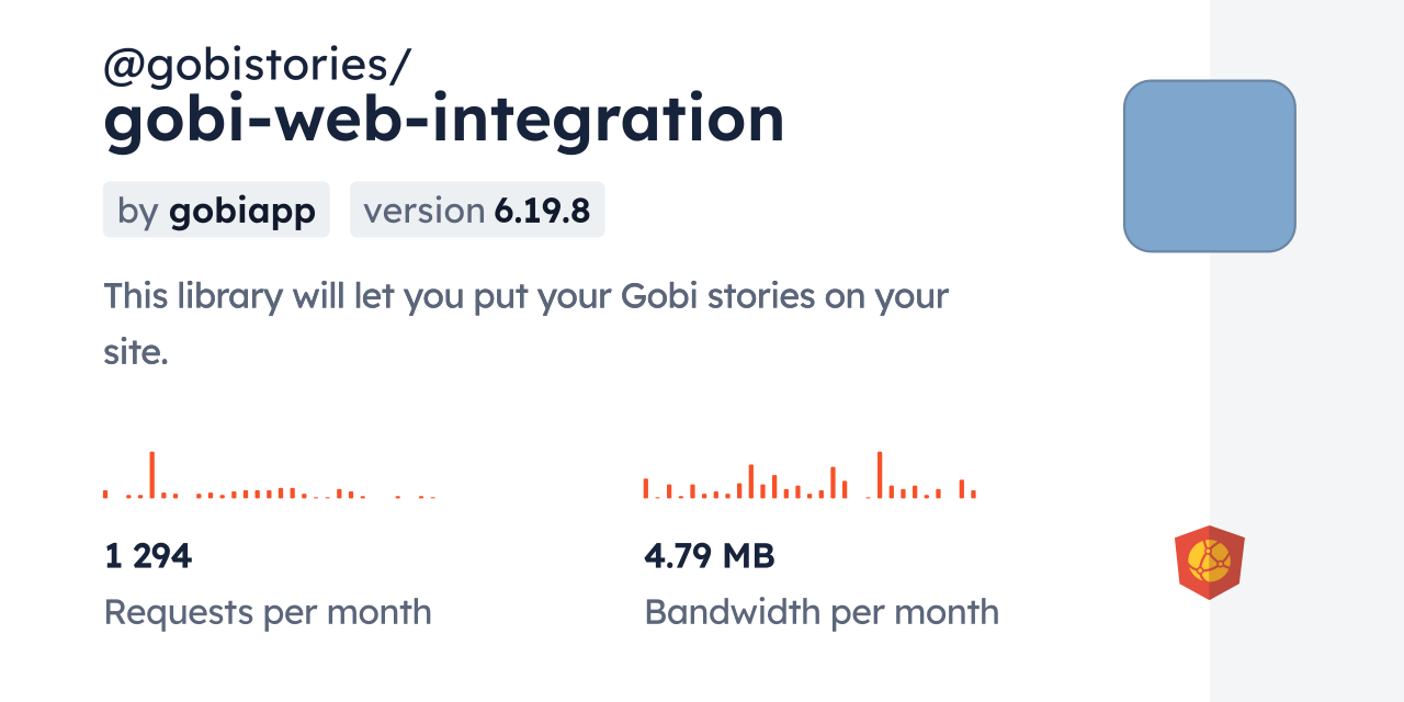@gobistories/gobi-web-integration CDN by jsDelivr - A CDN for npm and GitHub