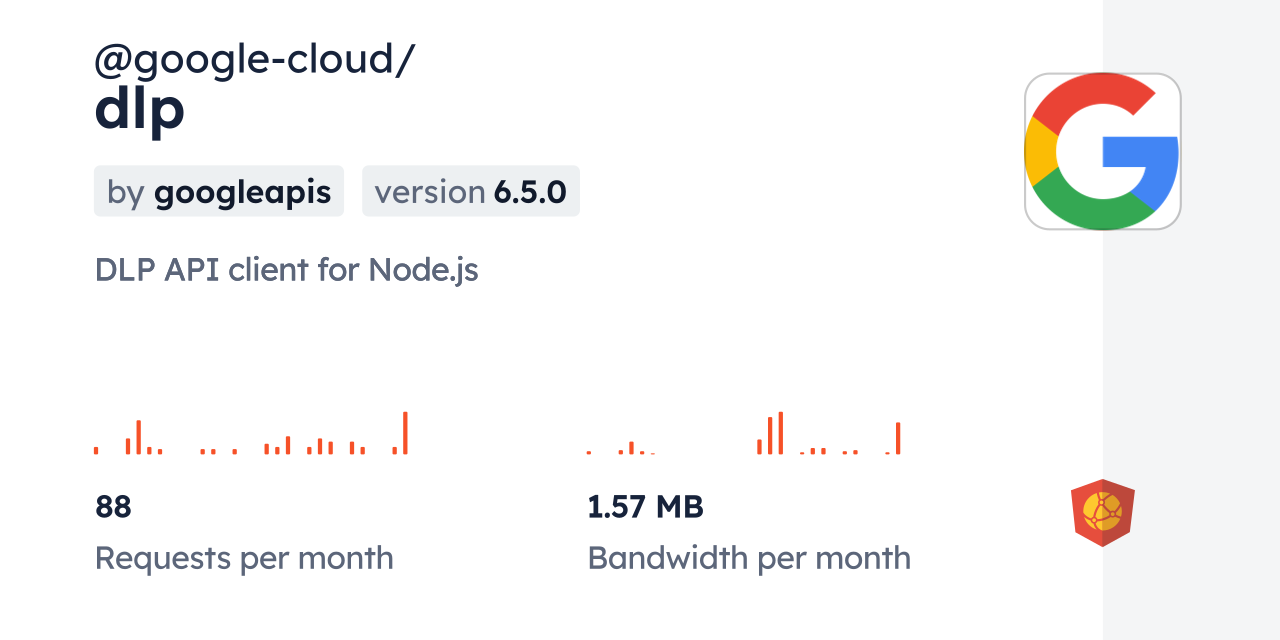 @google-cloud/dlp CDN by jsDelivr - A CDN for npm and GitHub