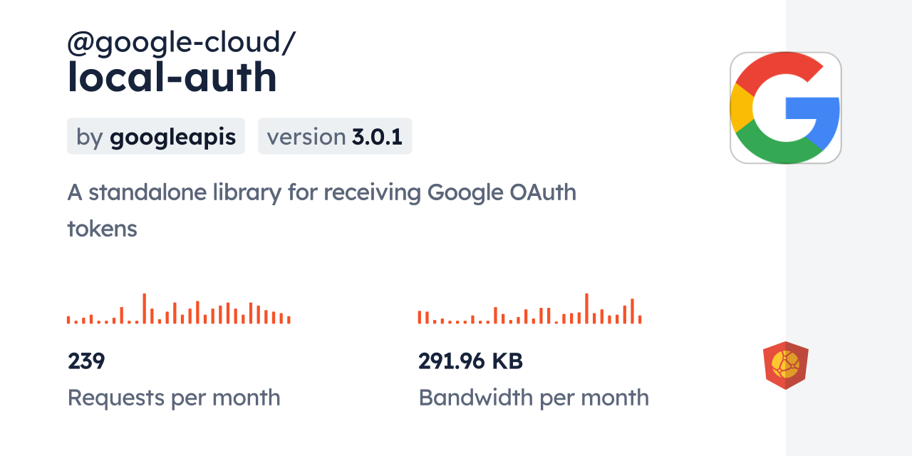 @google-cloud/local-auth CDN by jsDelivr - A CDN for npm and GitHub