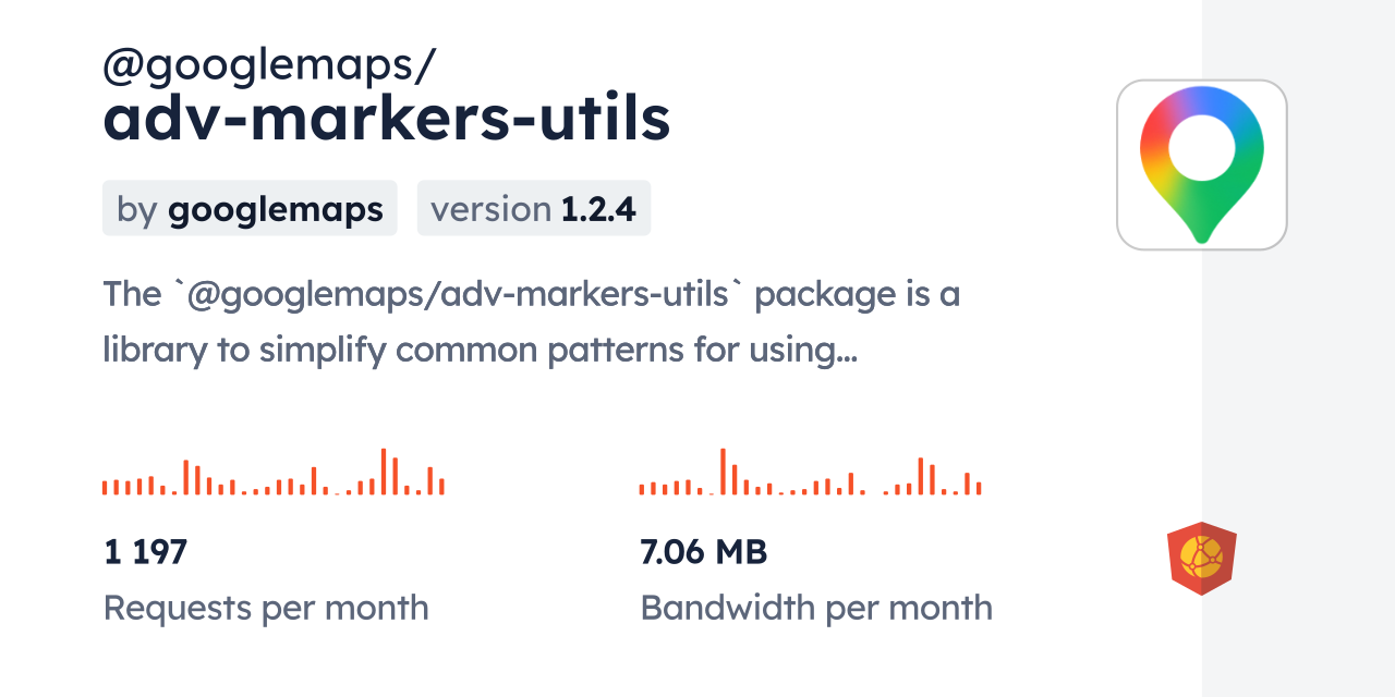 @googlemaps/adv-markers-utils CDN by jsDelivr - A CDN for npm and GitHub