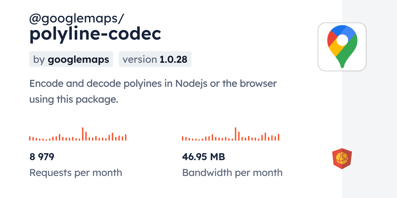@googlemaps/polyline-codec CDN by jsDelivr - A CDN for npm and GitHub