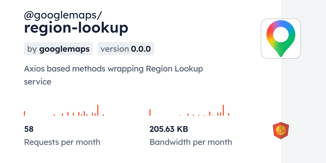 @googlemaps/region-lookup CDN by jsDelivr - A CDN for npm and GitHub