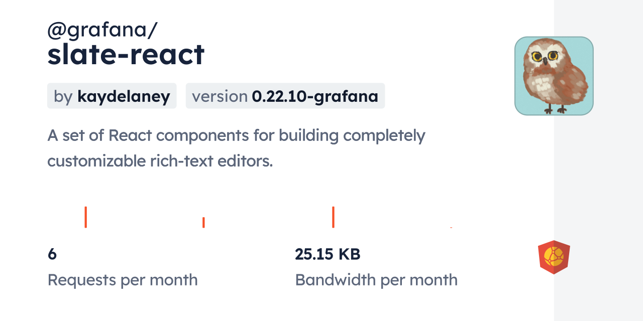 @grafana/slate-react CDN by jsDelivr - A CDN for npm and GitHub