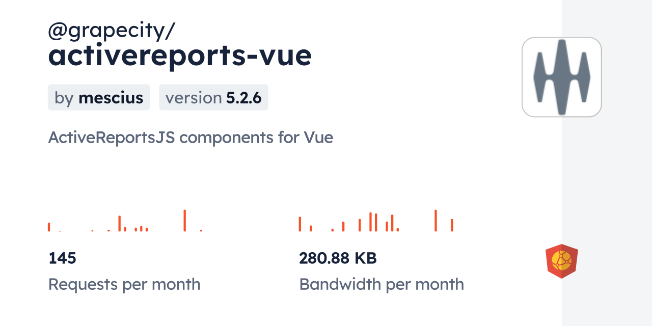 @grapecity/activereports-vue CDN by jsDelivr - A CDN for npm and GitHub