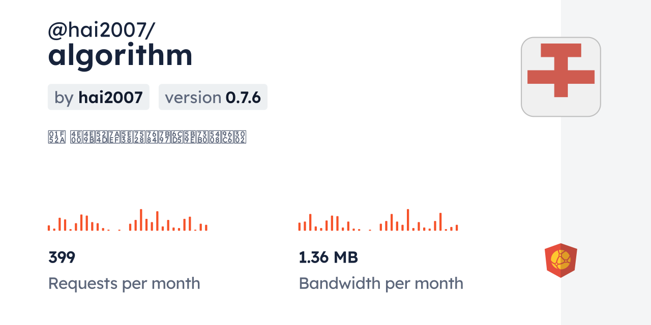 @hai2007/algorithm CDN by jsDelivr - A CDN for npm and GitHub