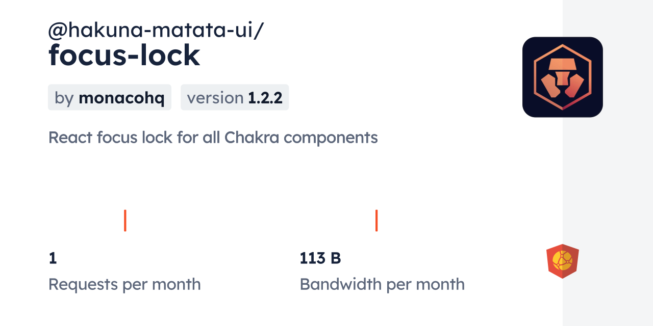 @hakuna-matata-ui/focus-lock CDN by jsDelivr - A CDN for npm and GitHub